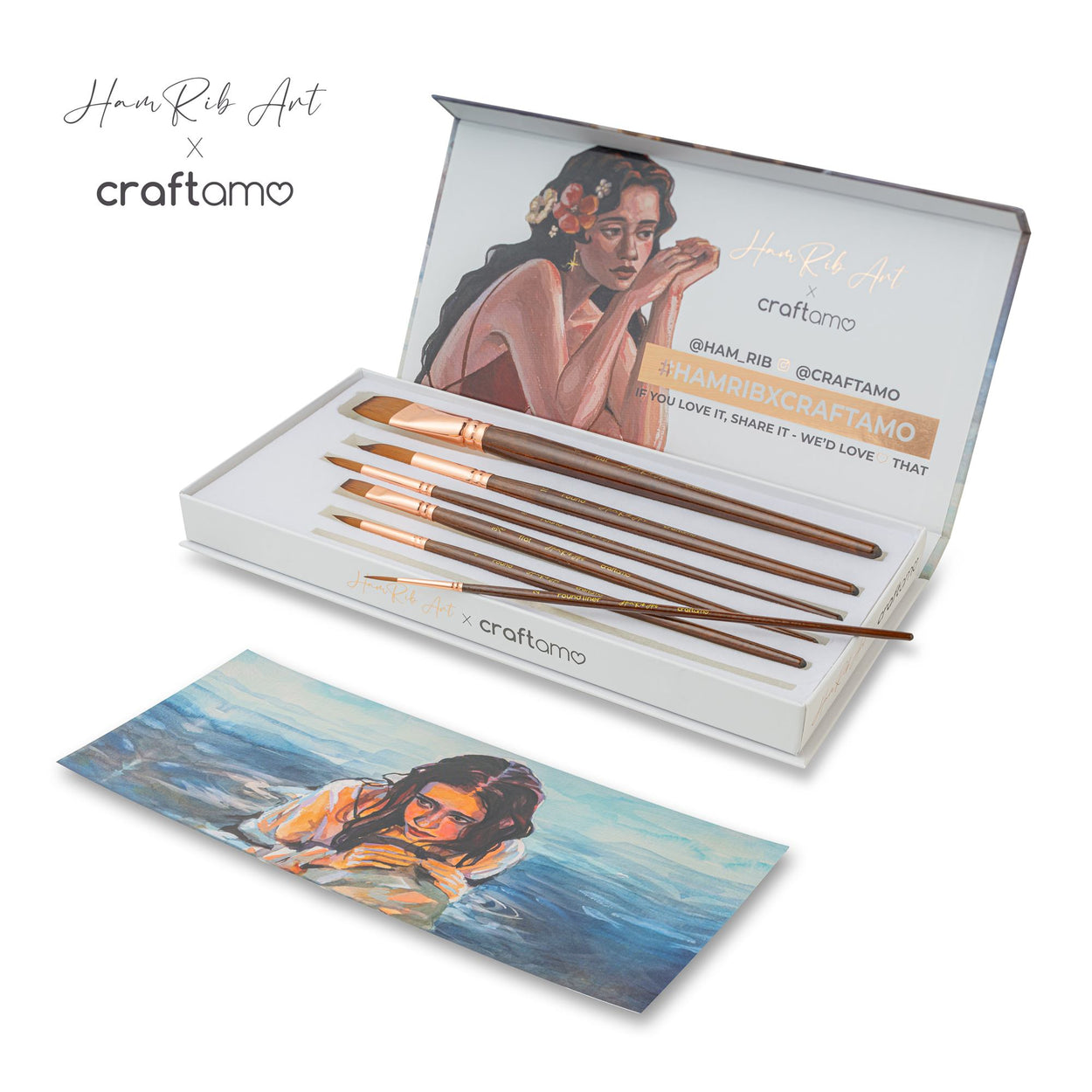 Acrylic & Oil Brushes – Craftamo