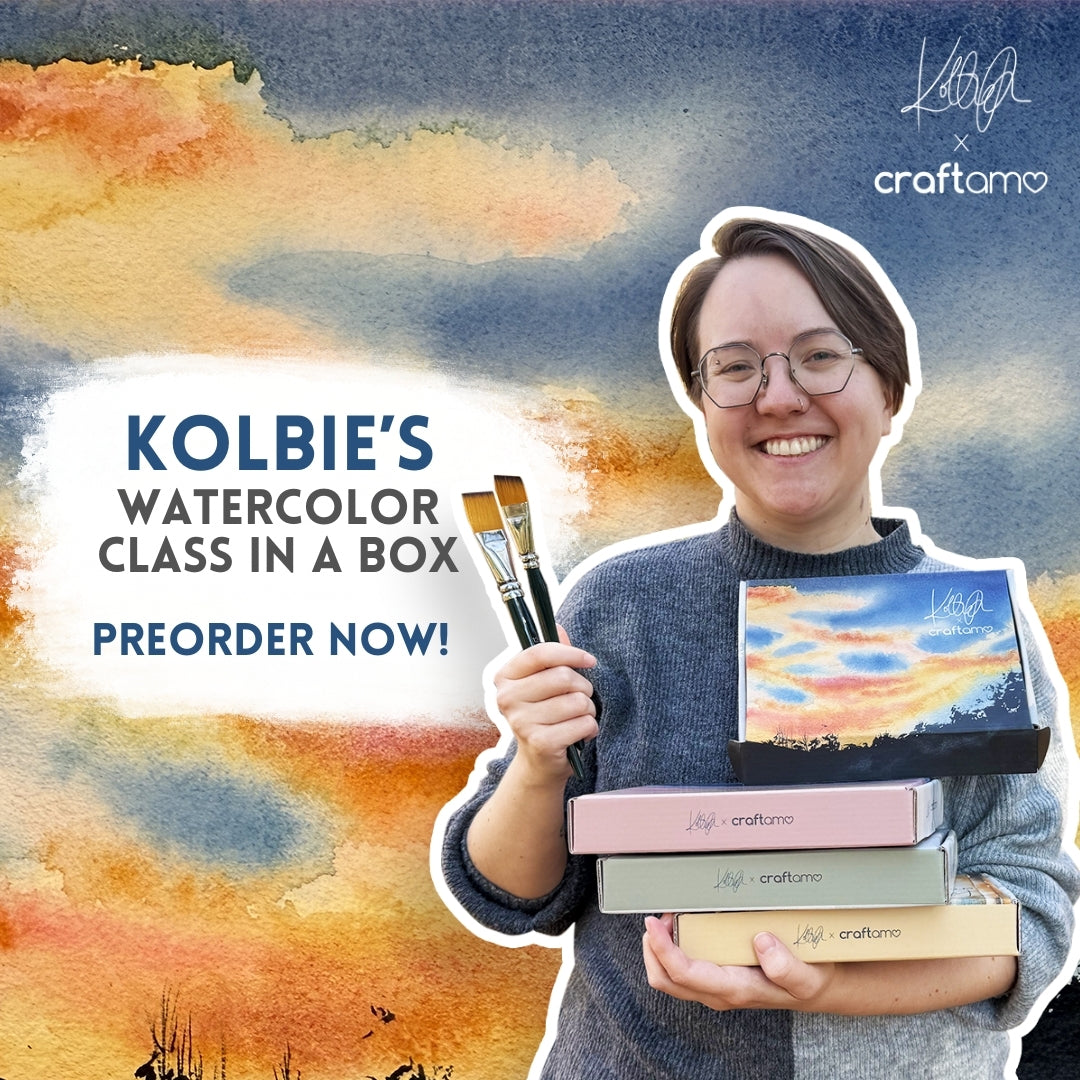 Kolbie Blume X Craftamo Watercolor Class in a Box