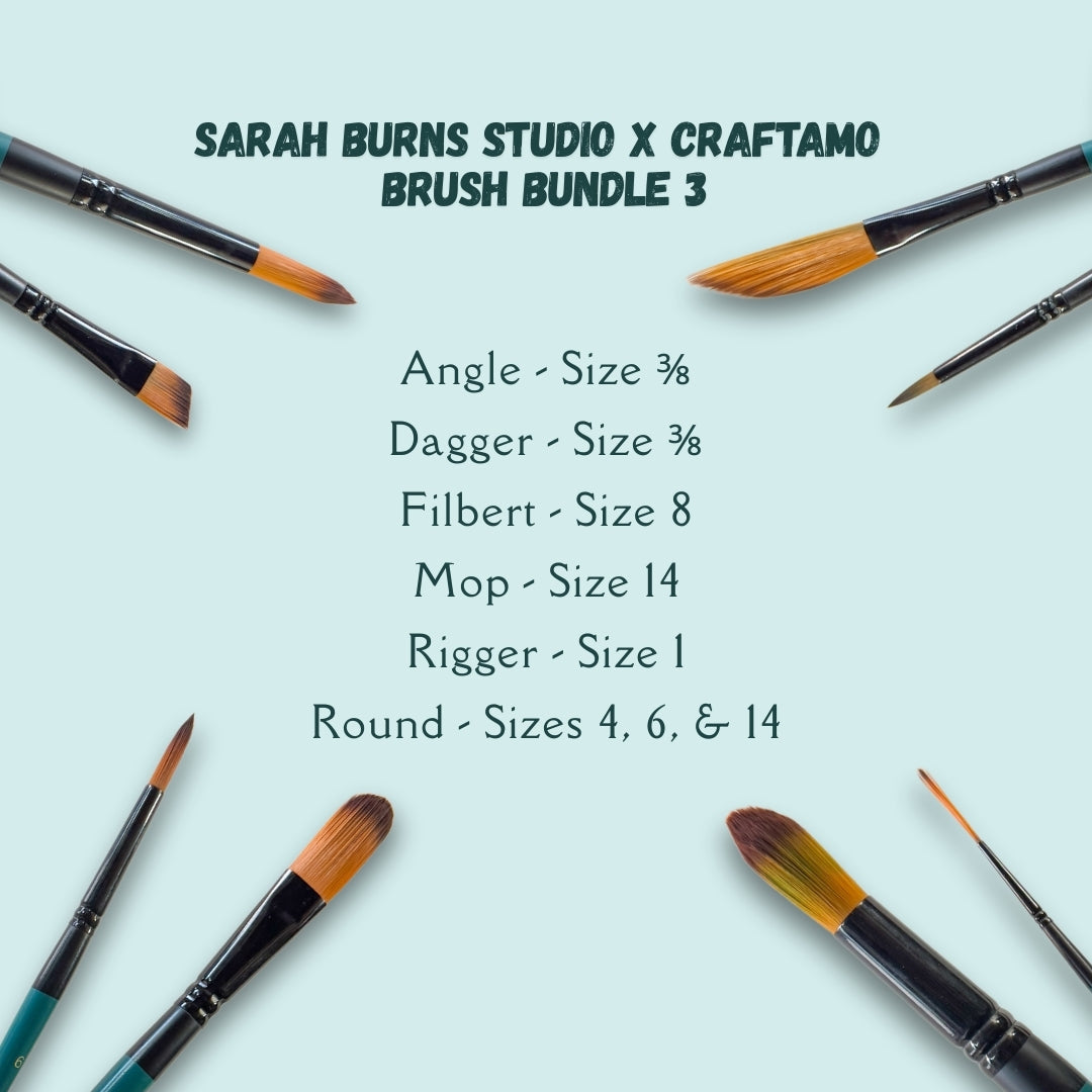 Sarah Burns Studio | The Precision + Flow Brush Bundle – Craftamo